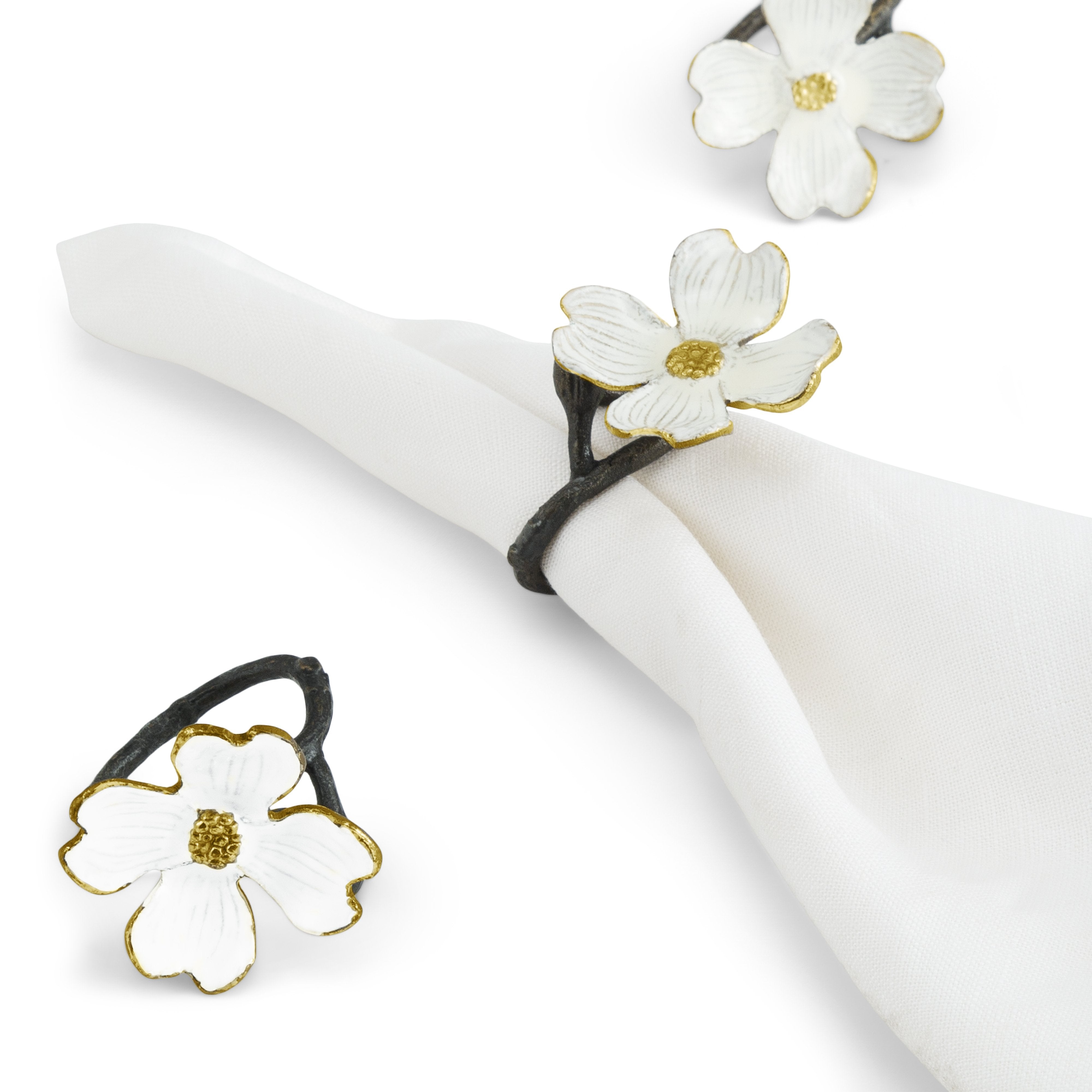 Michael aram napkin rings store