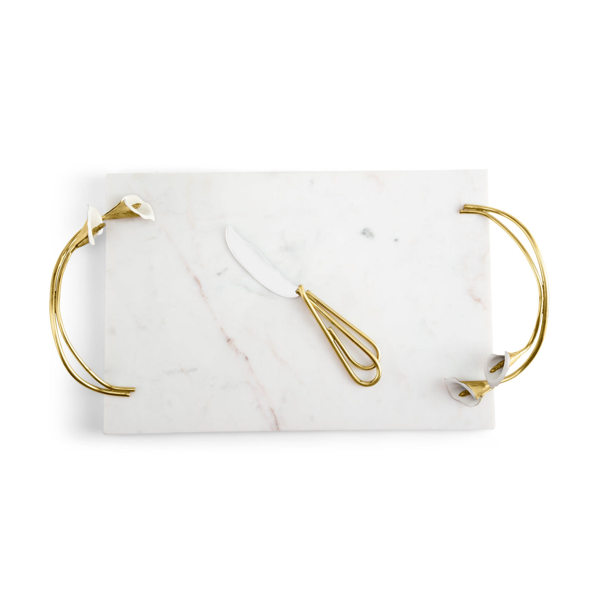 Calla Lily Cheese Board w/ Knife – Michael Aram