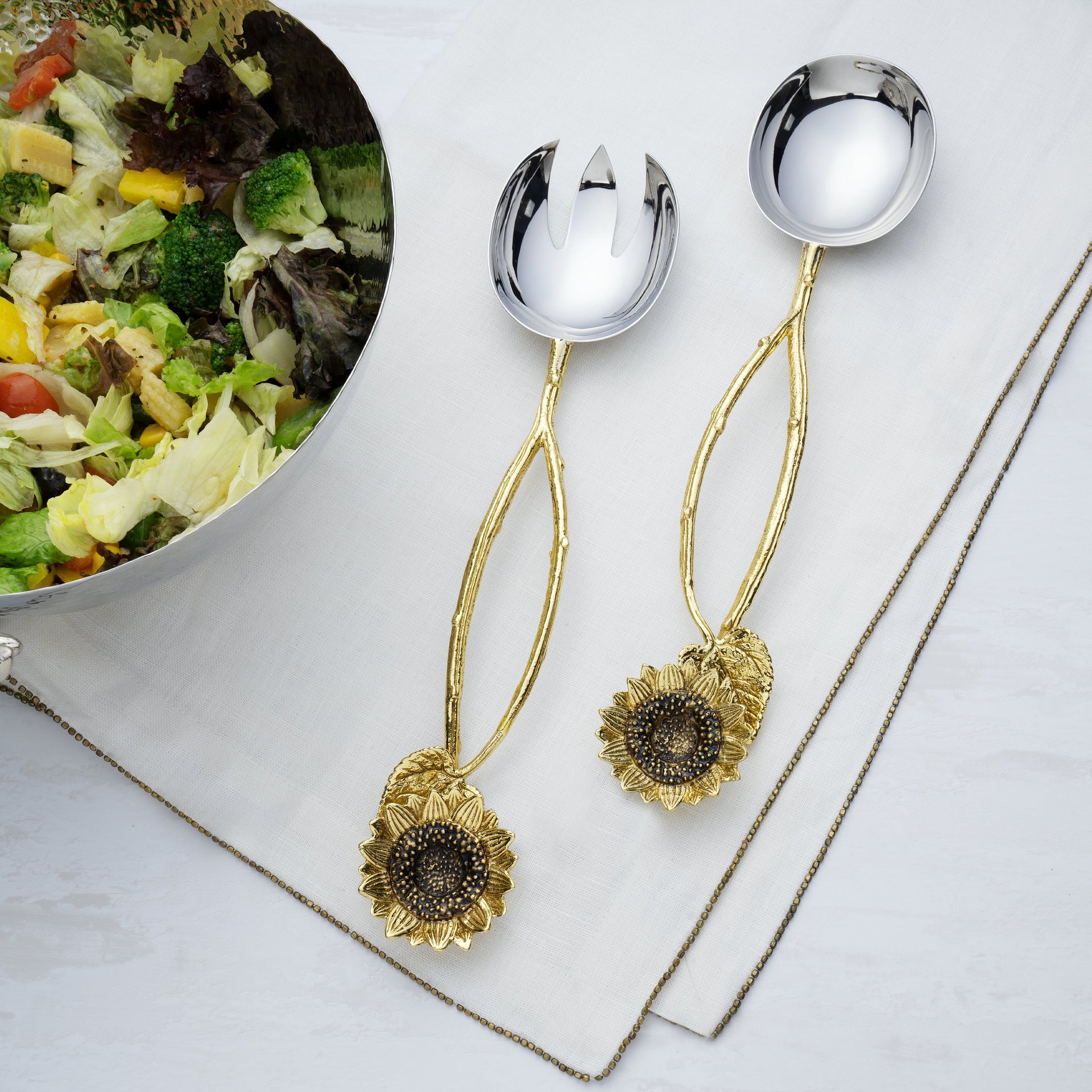 Sunflower Serving Set – Michael Aram